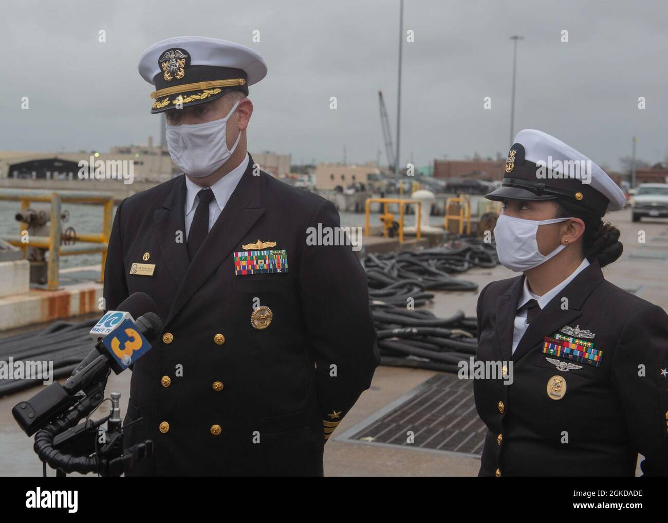 NORFOLK (Mar. 19, 2021) – Cmdr. Timothy Shanley, commanding officer of ...