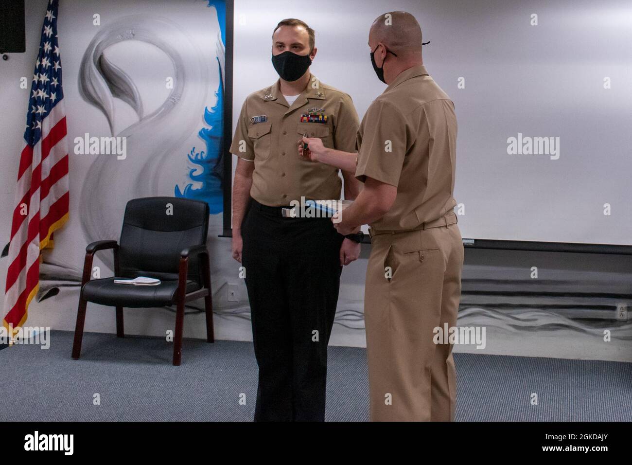 Machinist's Mate Auxiliary 1st Class (SS) Eric J. Steiner is named the ...