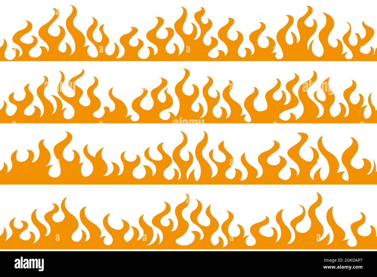 Fire flames symbol line Cut Out Stock Images & Pictures - Alamy