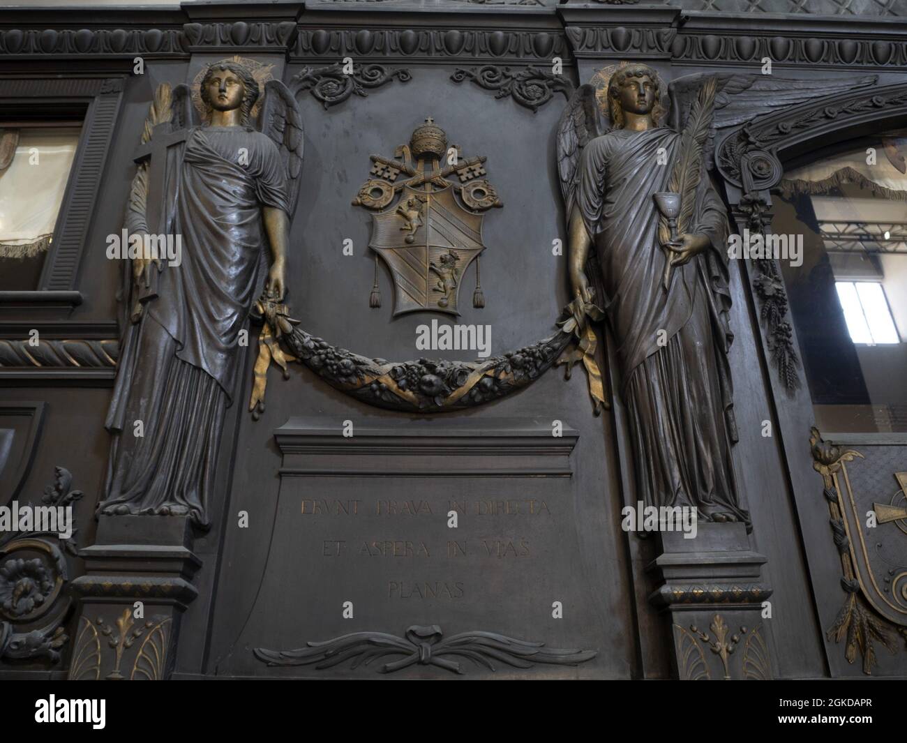 Pope Pio IX papal historic 1846 train wagon Stock Photo - Alamy