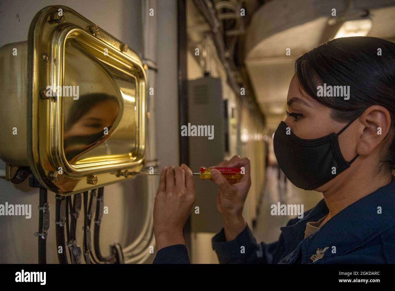 Interior Communications Electrician 1st Class Jessica Mills, from ...