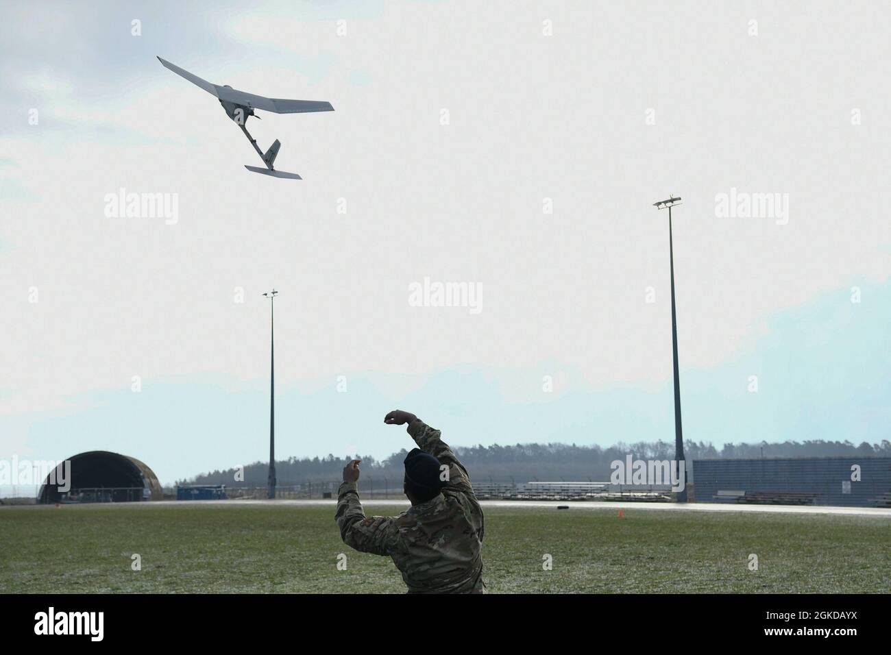 U.S. Air Force Staff Sergeant Donald Reid of the 52nd Fighter Wing ...