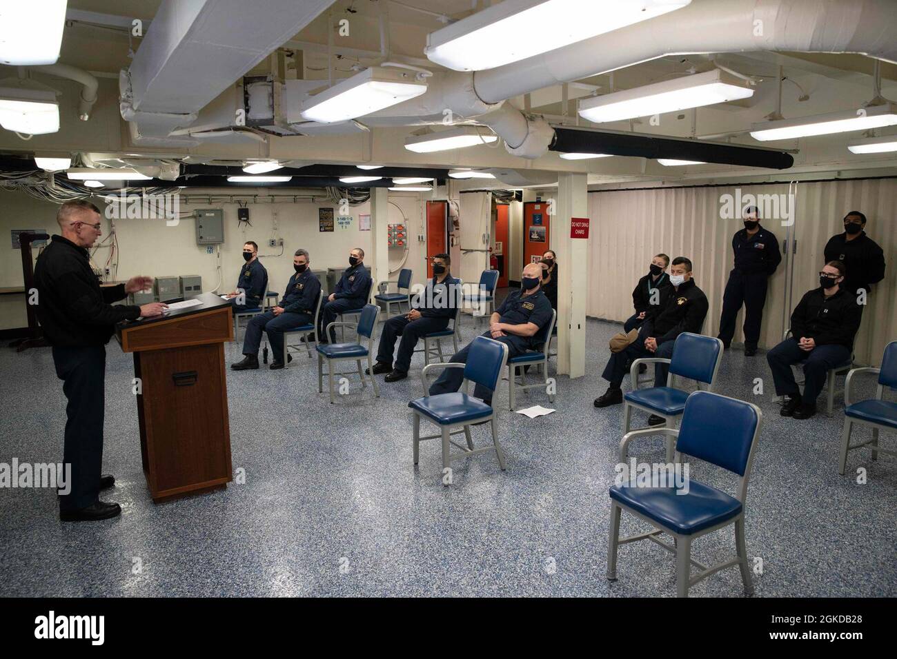 Cmdr. Charles Johnson, USS Gerald R. Ford's (CVN 78) command chaplain ...