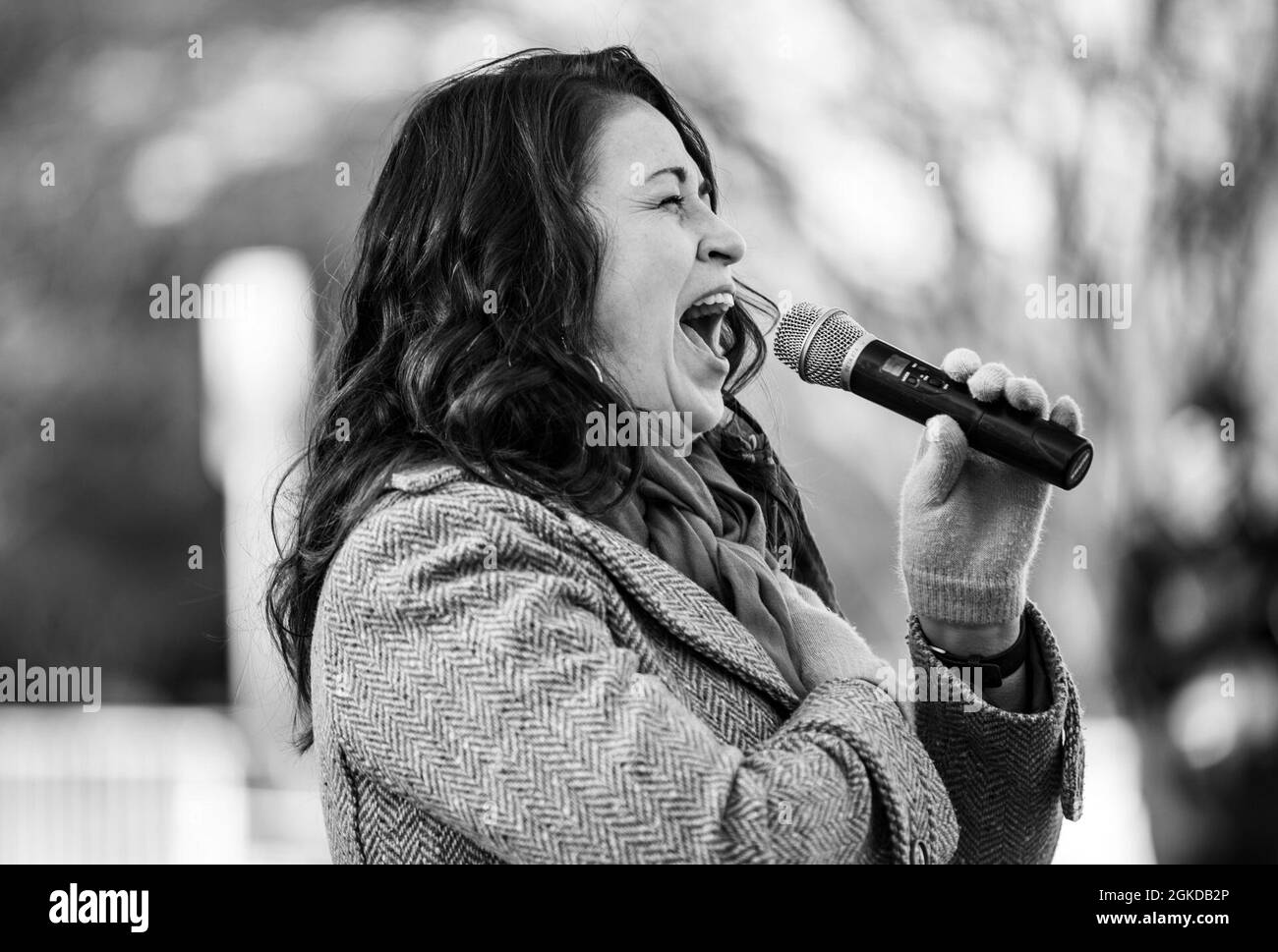 Victoria Russ, a school teacher aboard Marine Corps Base Quantico ...