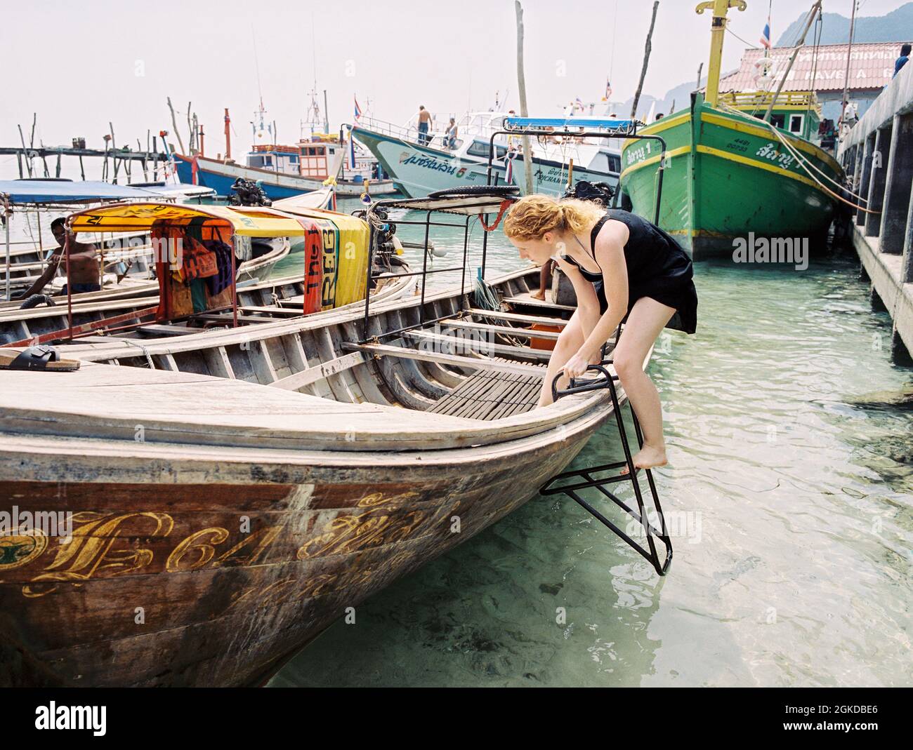 Island hopping on motor boat hi-res stock photography and images - Alamy
