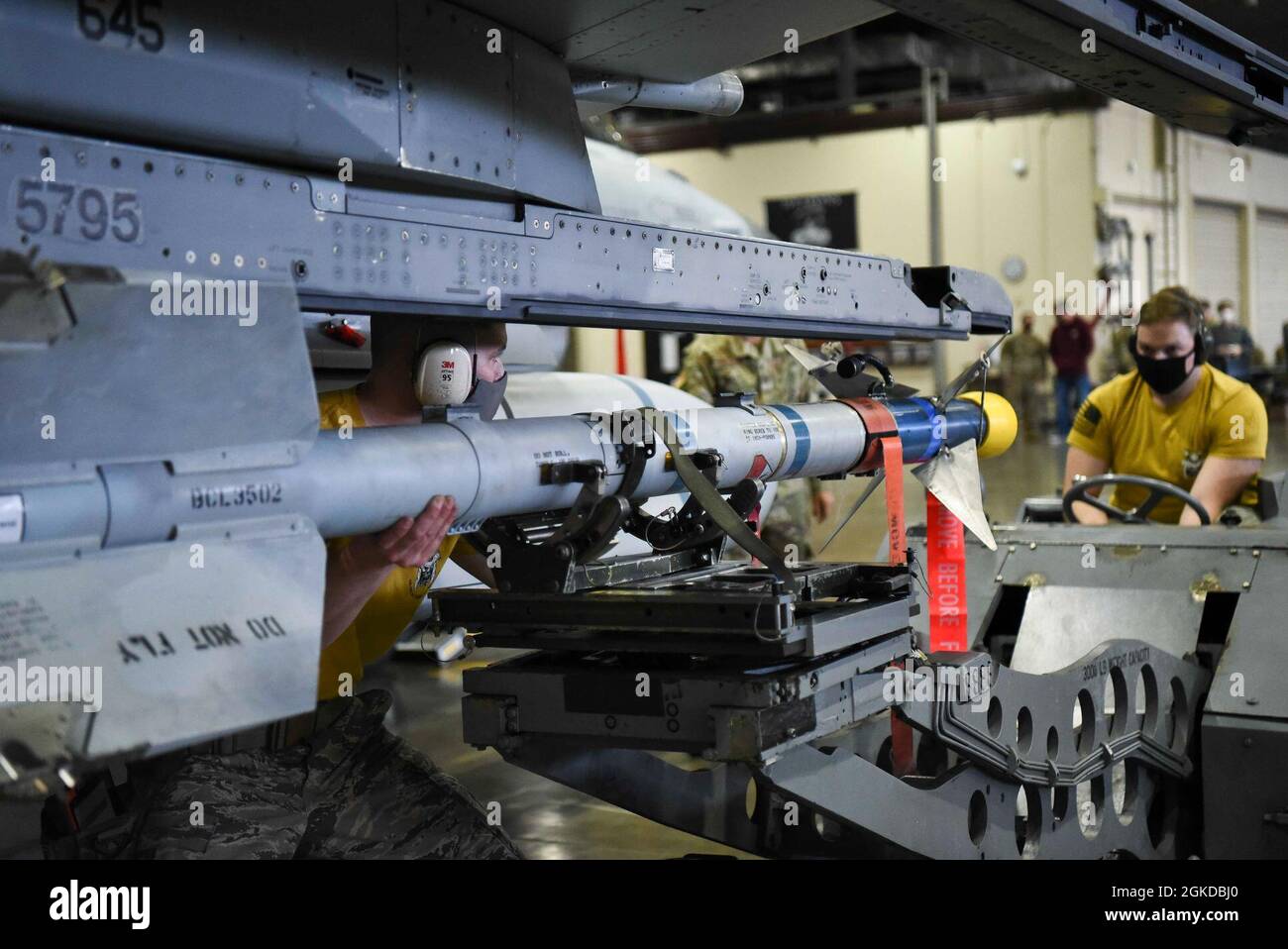 U.S. Air Force Staff Sgt. Kevin Myers, a 14th Aircraft Maintenance Unit ...