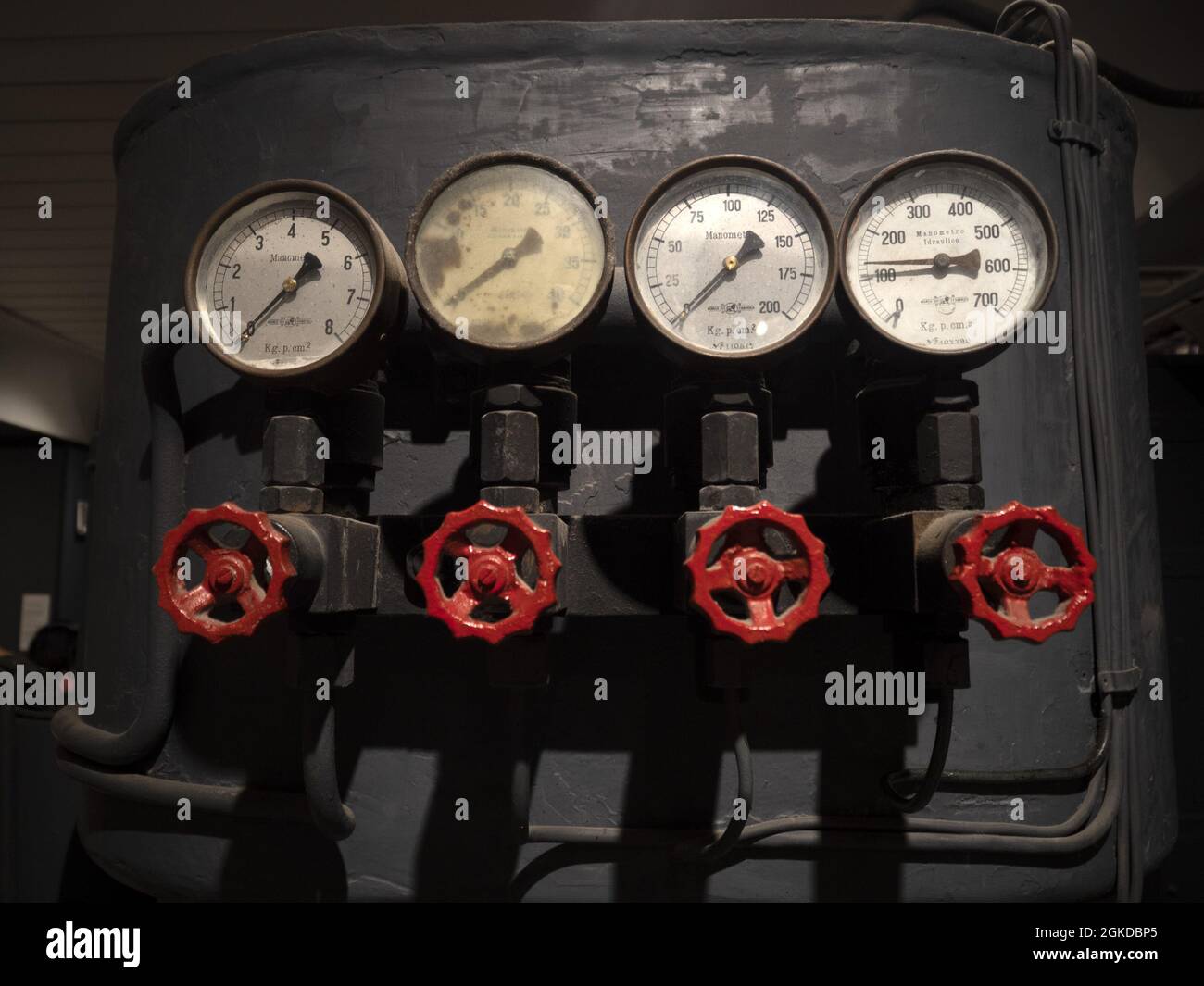 inside electric power old plant factory Stock Photo - Alamy