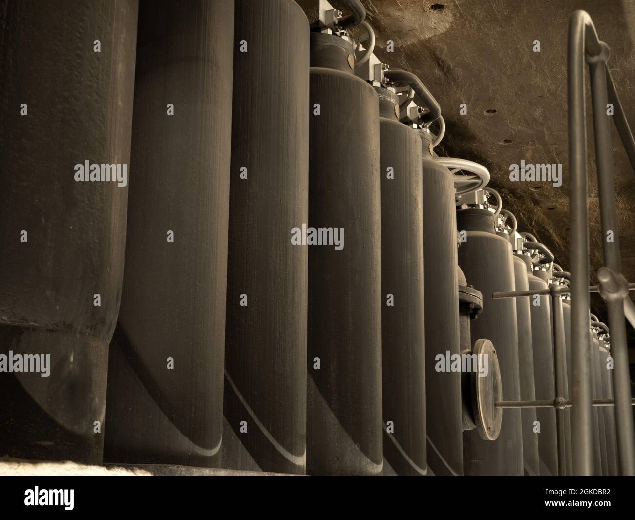 inside electric power old plant factory Stock Photo - Alamy