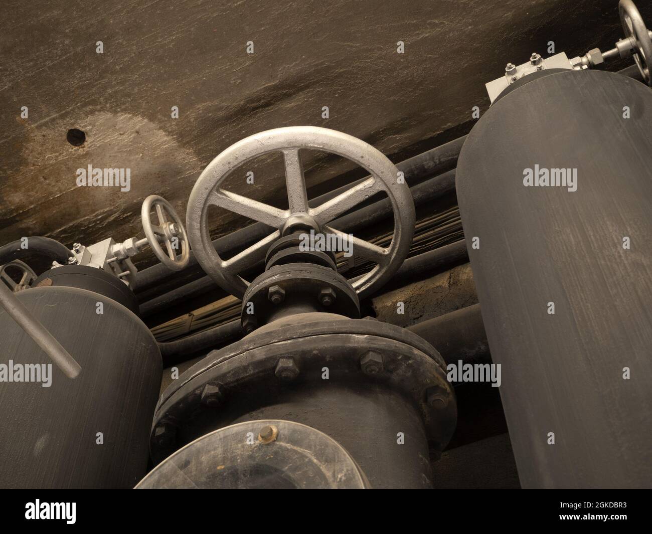 inside electric power old plant factory Stock Photo - Alamy
