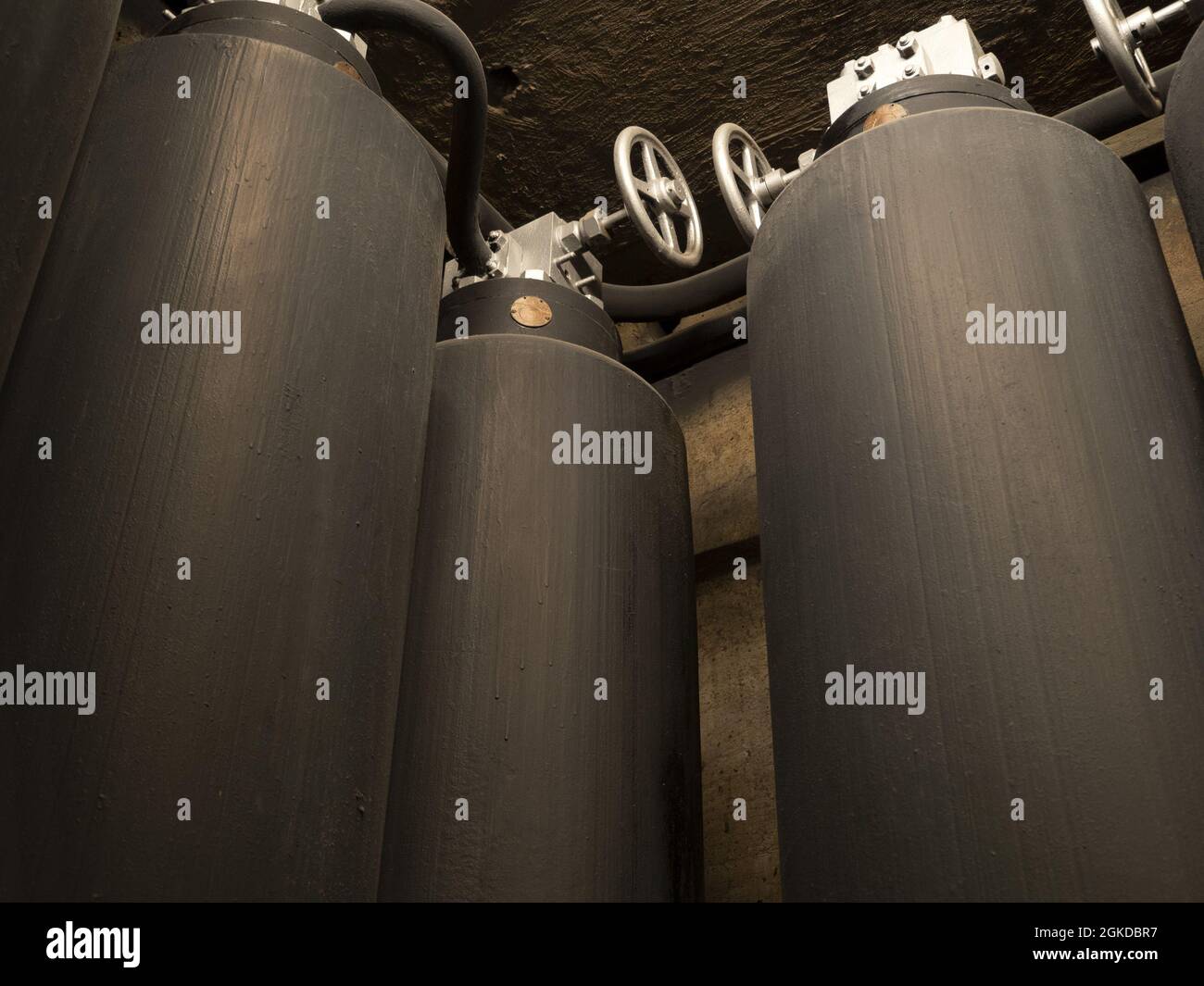 inside electric power old plant factory Stock Photo - Alamy