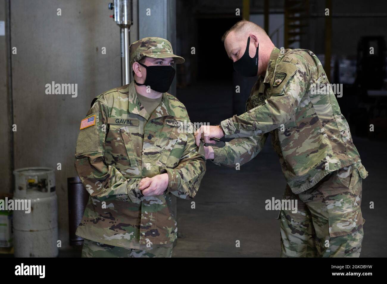 Gavin Zufall, who was made an honorary Sergeant in the Washington ...