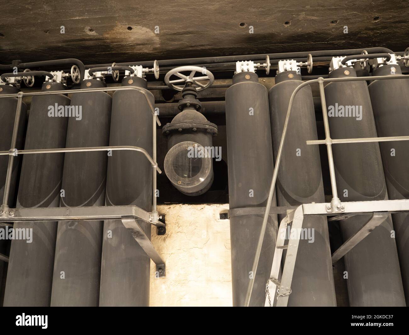 inside electric power old plant factory Stock Photo - Alamy