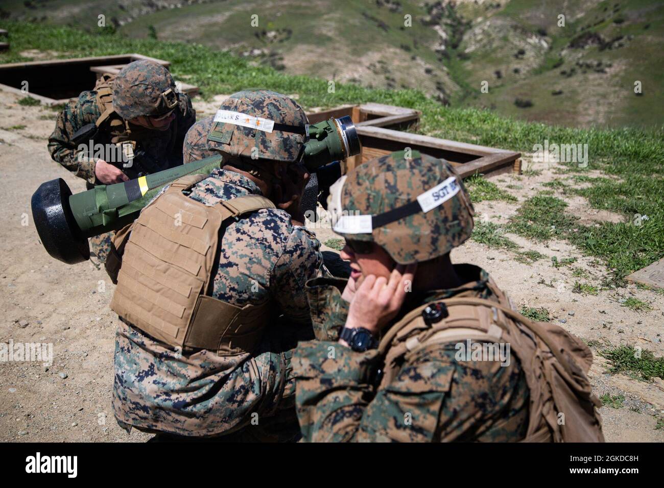 U.S. Marine combat instructors with Alpha Company, Infantry Training ...