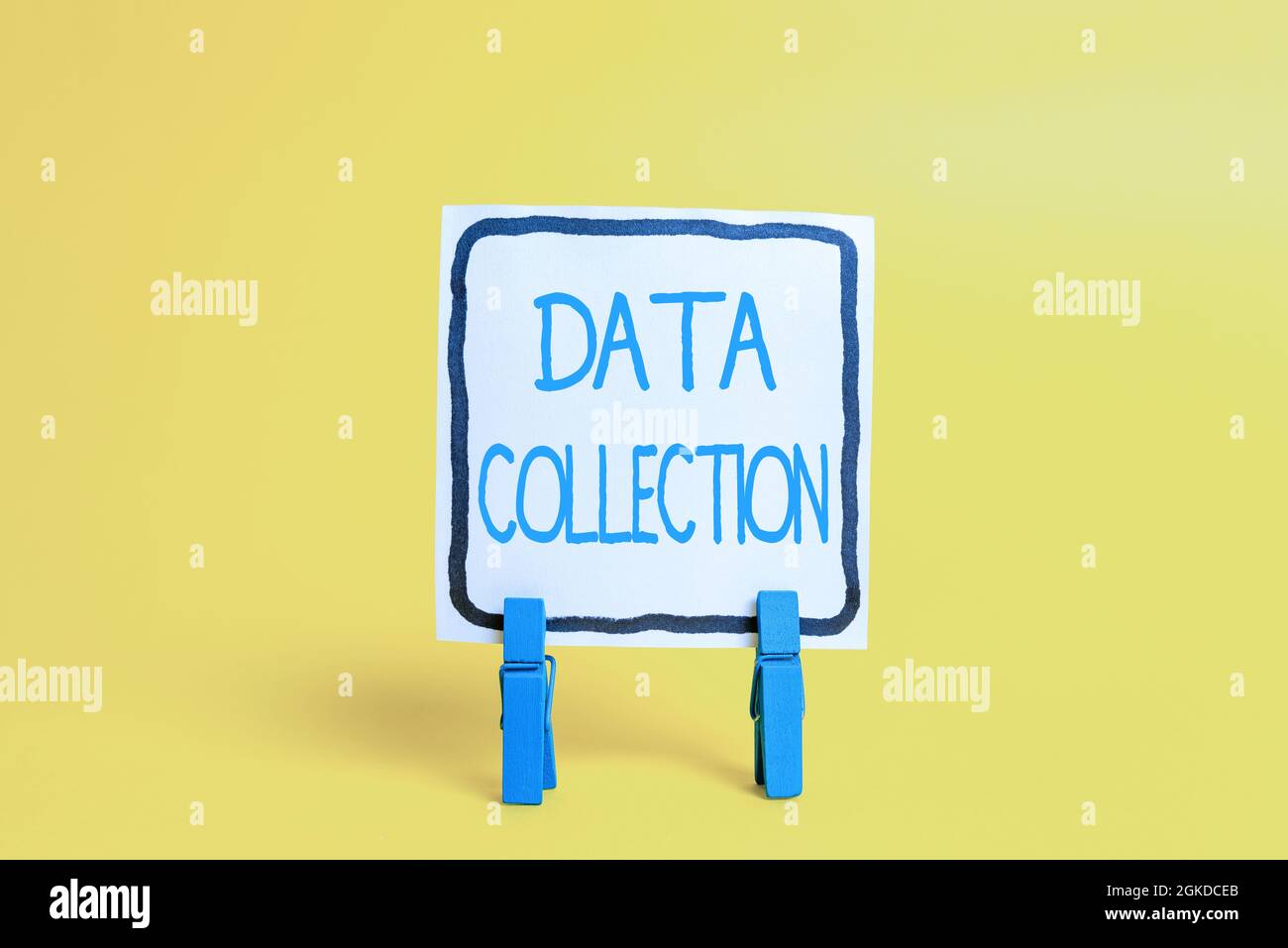 Handwriting text Data Collection. Business concept gathering and ...