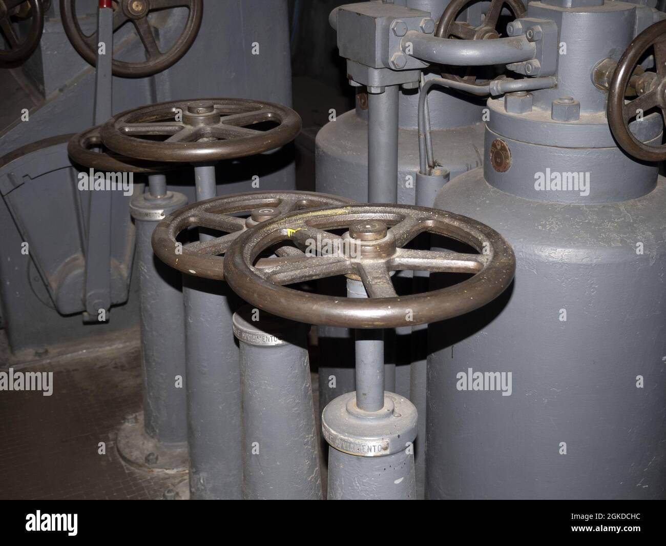 inside electric power old plant factory Stock Photo - Alamy