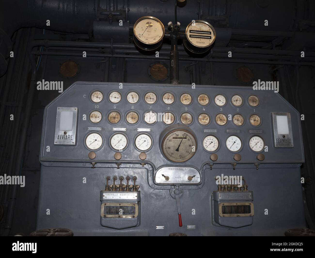 inside electric power old plant factory Stock Photo - Alamy