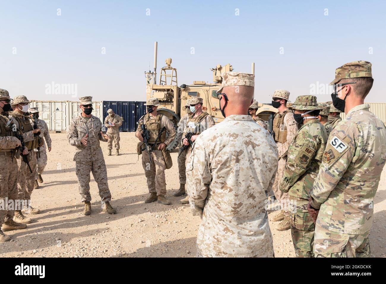 PRINCE SULTAN AIR BASE, KINGDOM OF SAUDI ARABIA -- Lt. Gen. Carl Mundy ...