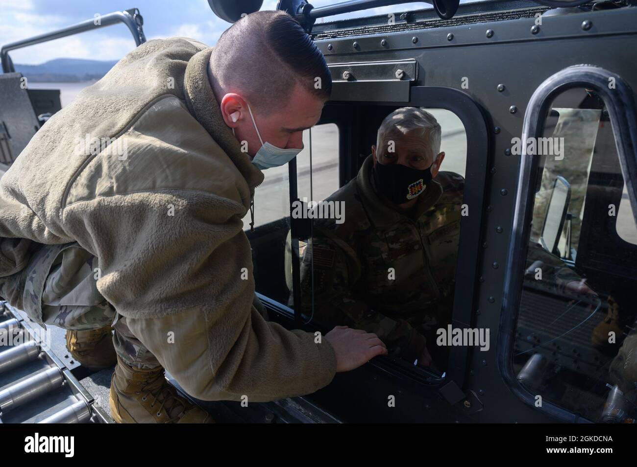 U.S. Air Force Staff Sgt. Charles Workman, 721st Aerial Port Squadron ...