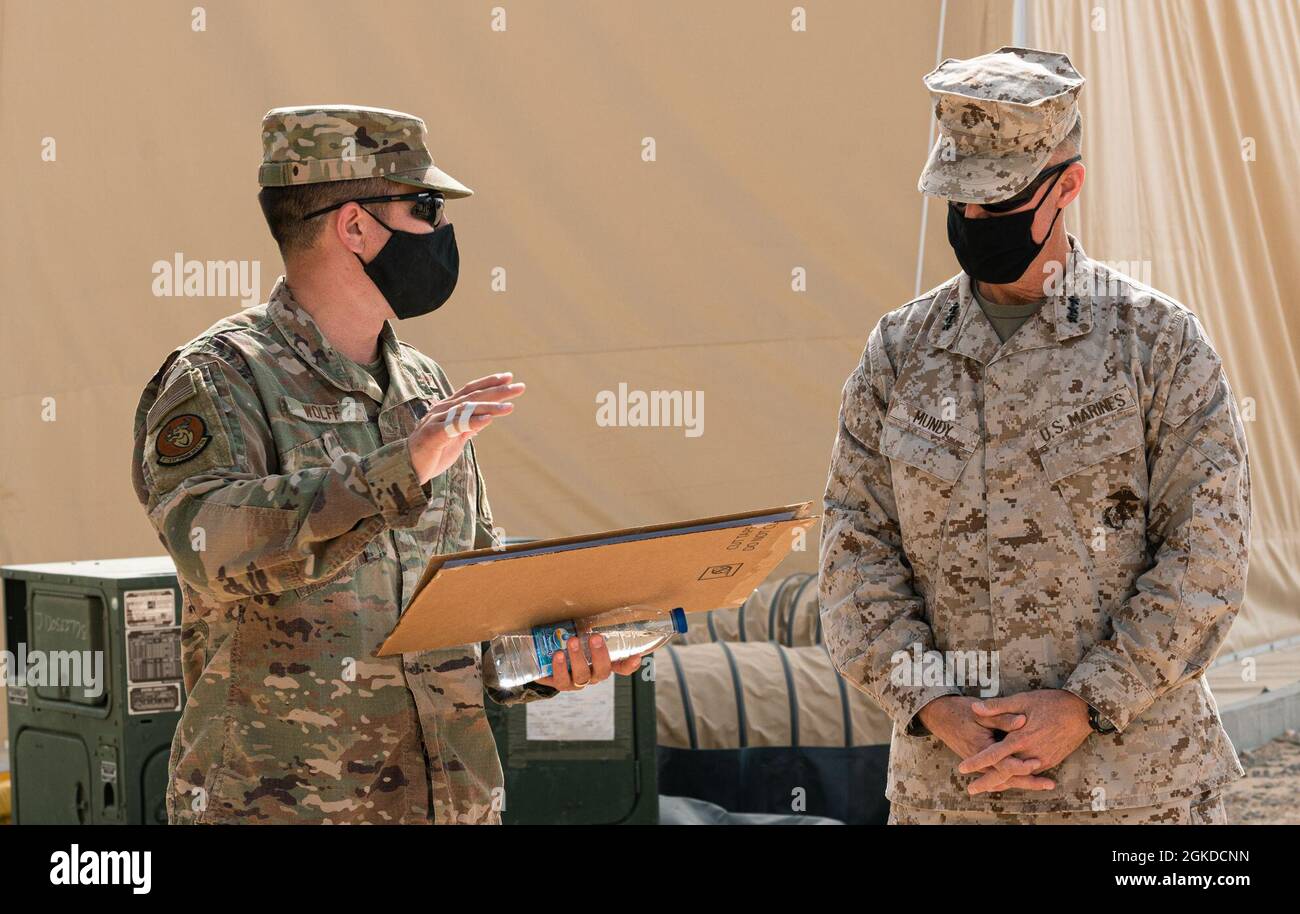 PRINCE SULTAN AIR BASE, KINGDOM OF SAUDI ARABIA -- Lt. Gen. Carl Mundy ...