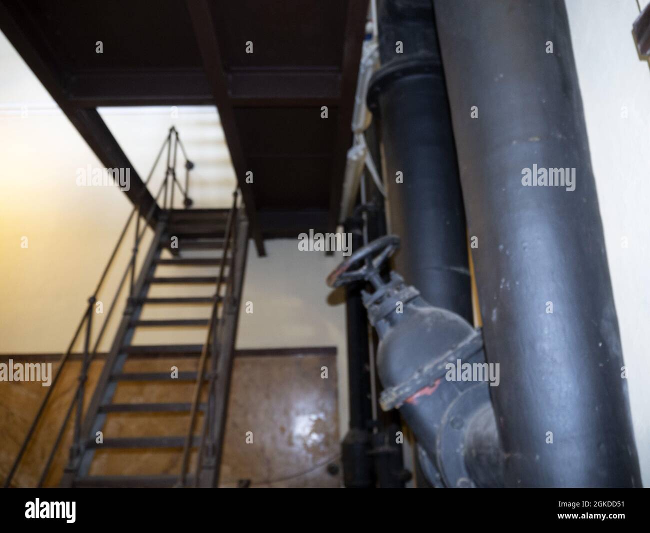 inside electric power old plant factory Stock Photo - Alamy