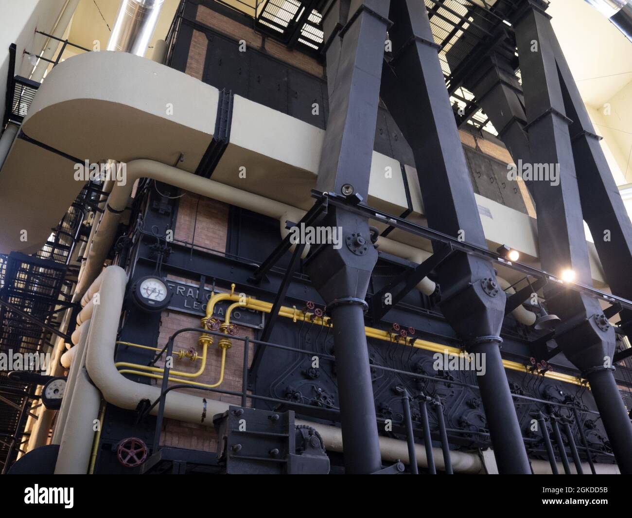 inside electric power old plant factory Stock Photo - Alamy