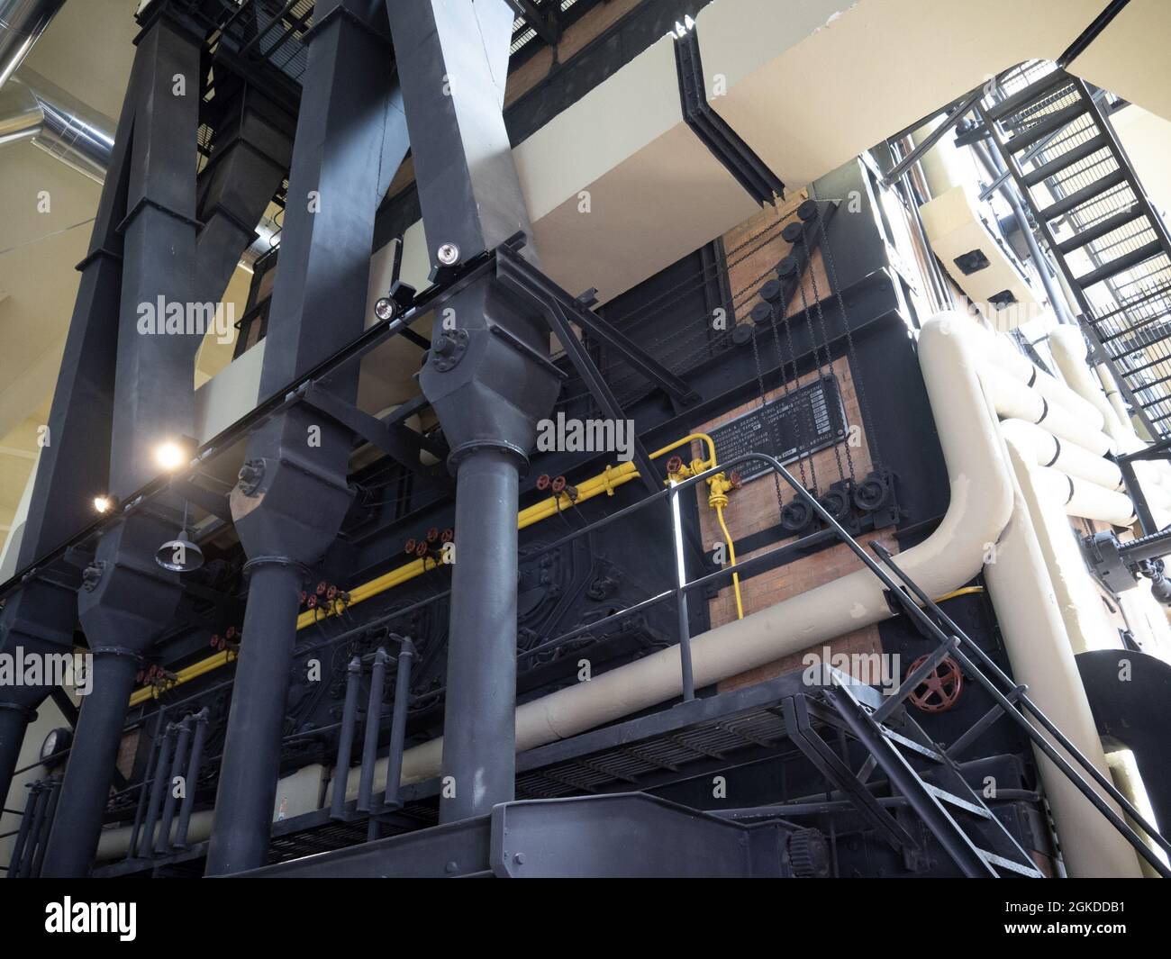 inside electric power old plant factory Stock Photo - Alamy