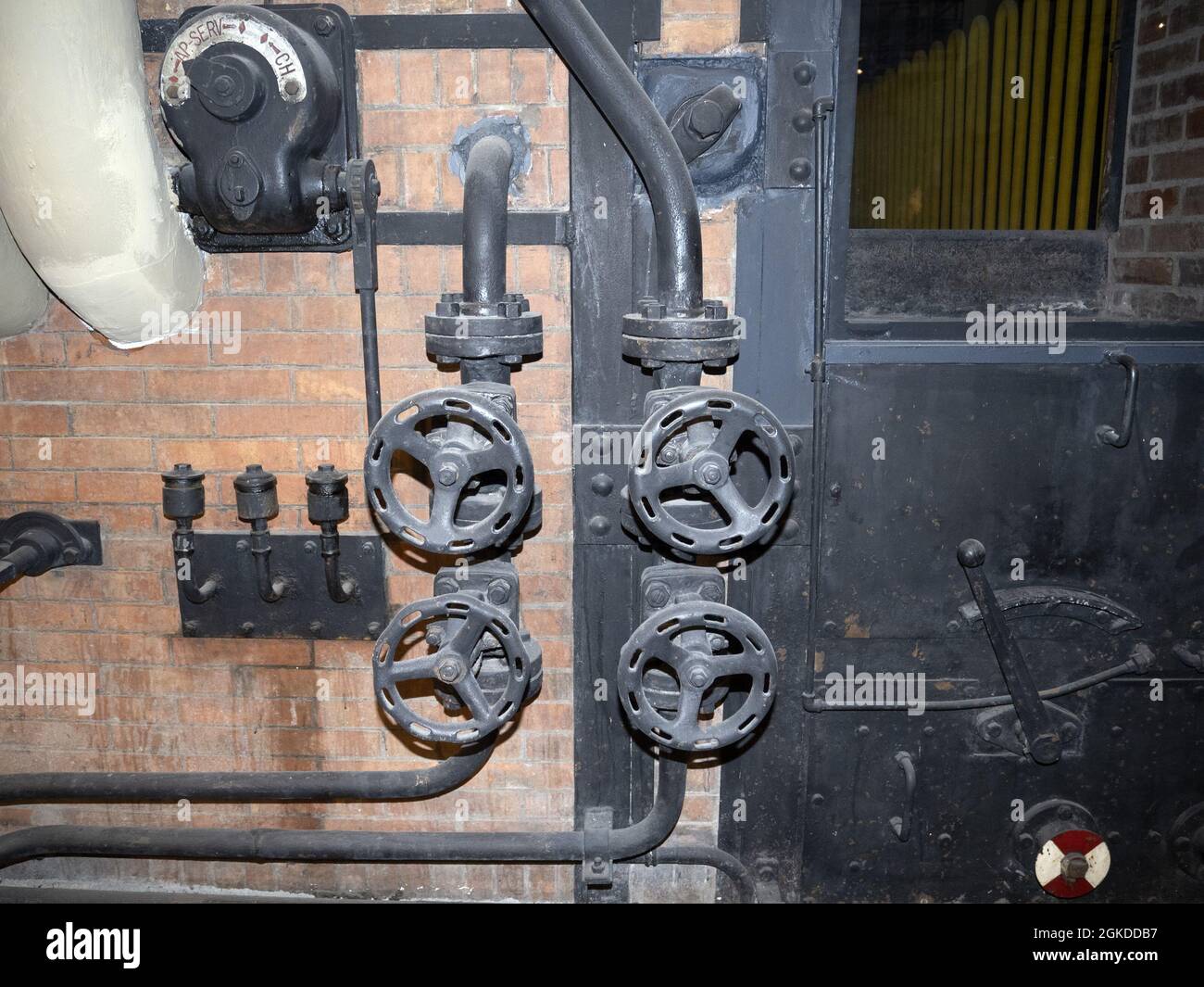 inside electric power old plant factory Stock Photo - Alamy