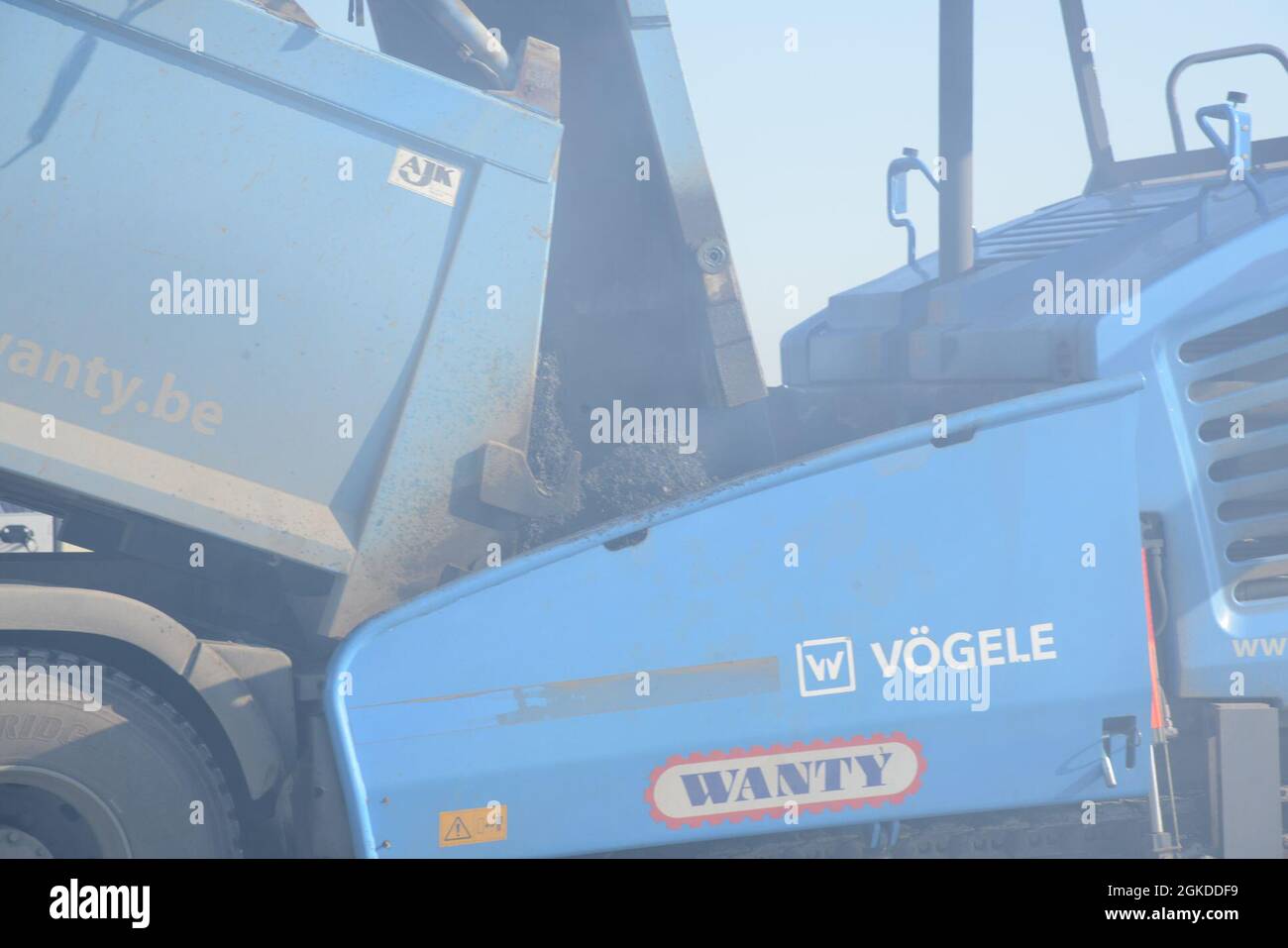 Contractors with Belgian construction firm WANTY poor raw material in ...