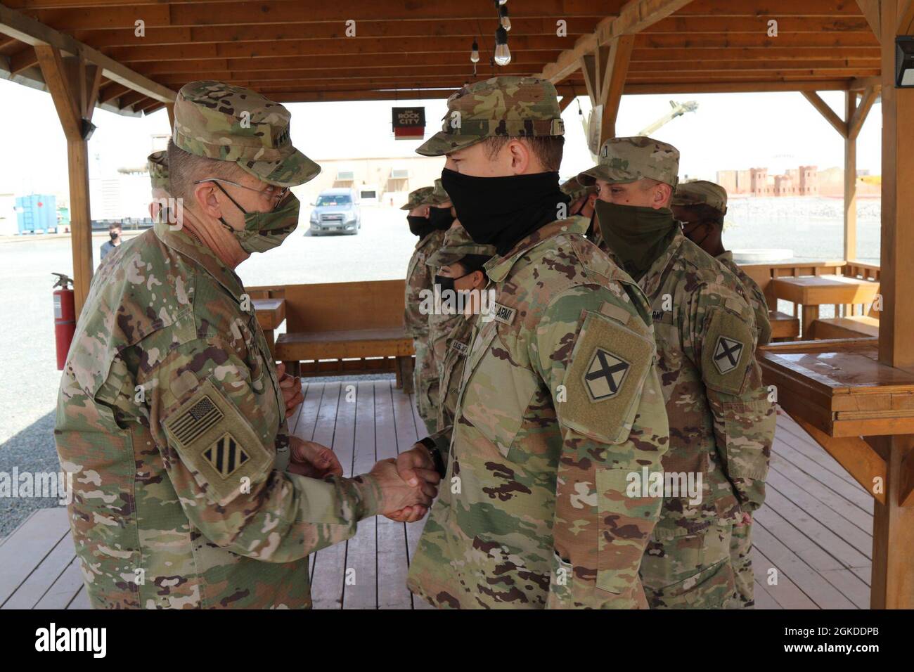 U.S. Army Central Command Team, Lieutenant General Terry Ferrell and ...