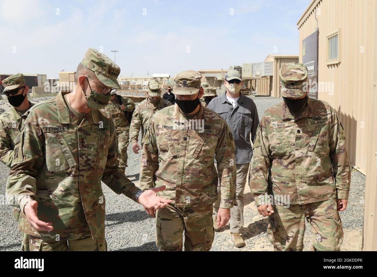 U.S. Army Central Command Team, Lieutenant General Terry Ferrell and ...