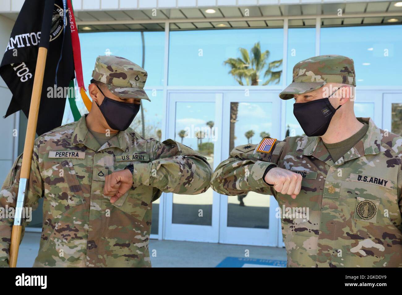 U.S. Army Pfc. Enrique Pereyra, an automated logistical specialist with ...