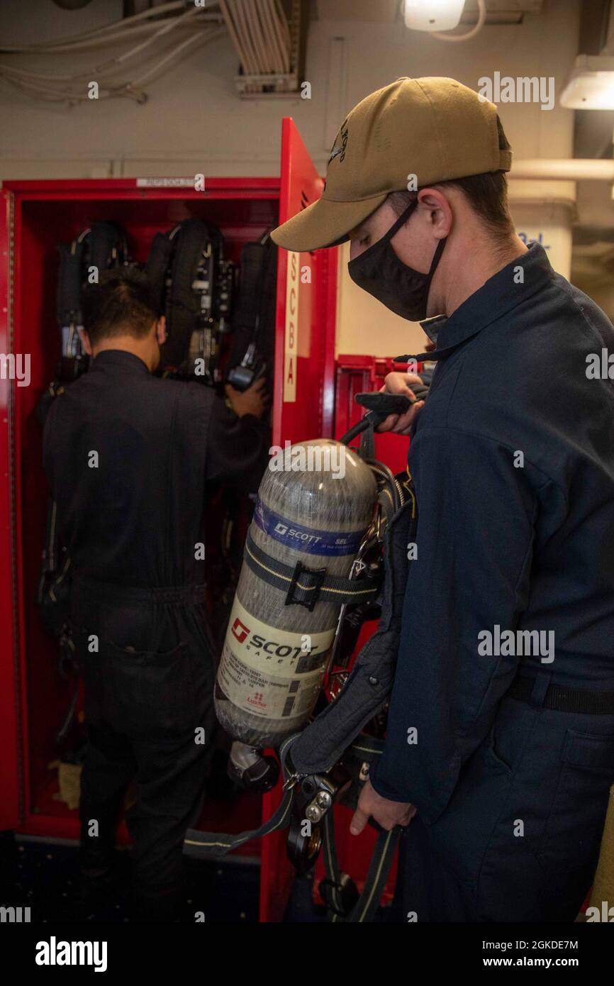 Hull Maintenance Technician Fireman Apprentice Jared Secquer, from ...