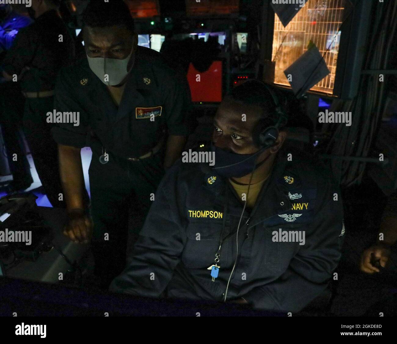 Chief Fire Controlman (Aegis) Danew Thompson, from Early Branch, S.C ...