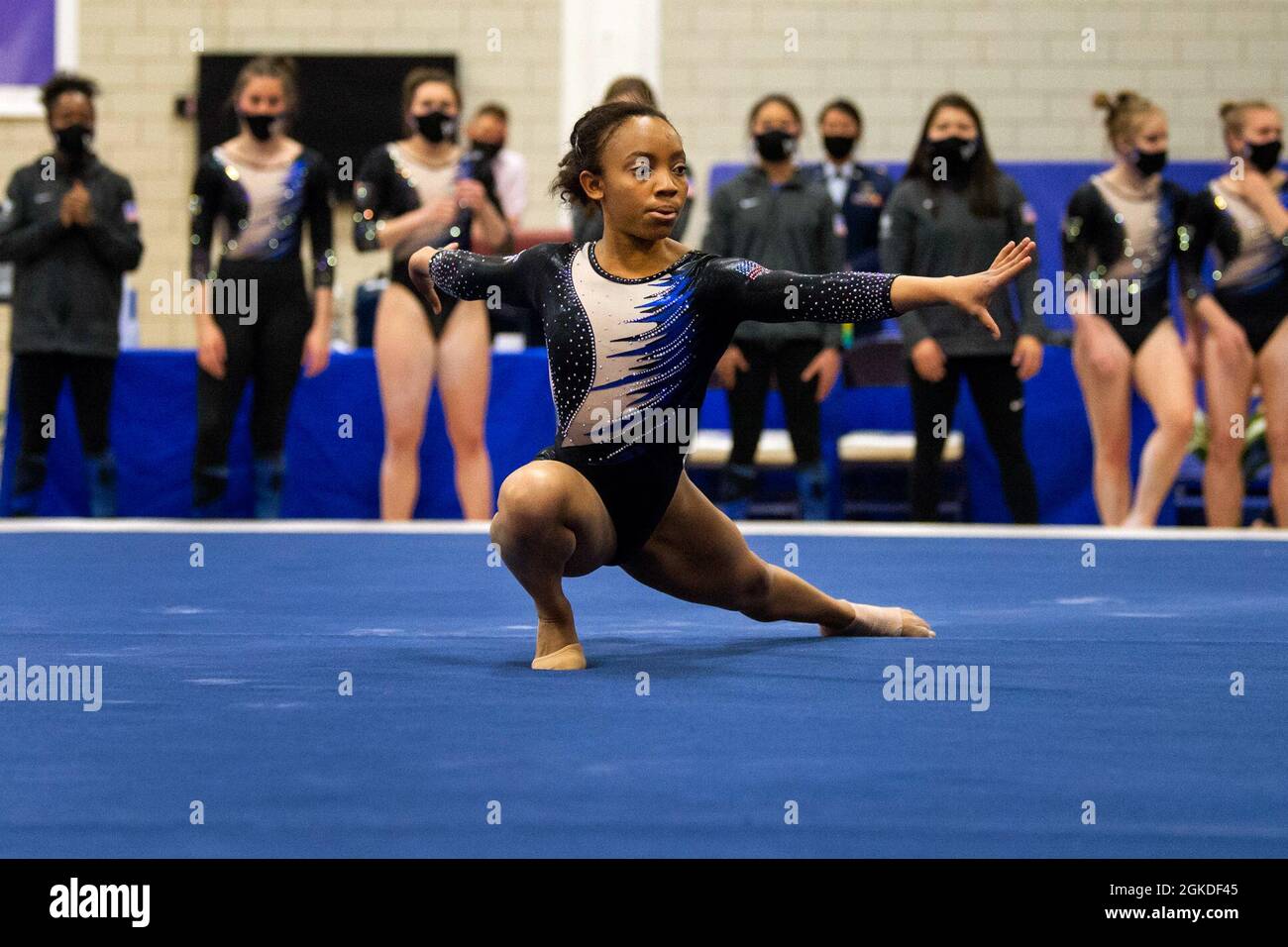 U.S. Air Force Academy – Air Force’s Briona Carswell poses while ...