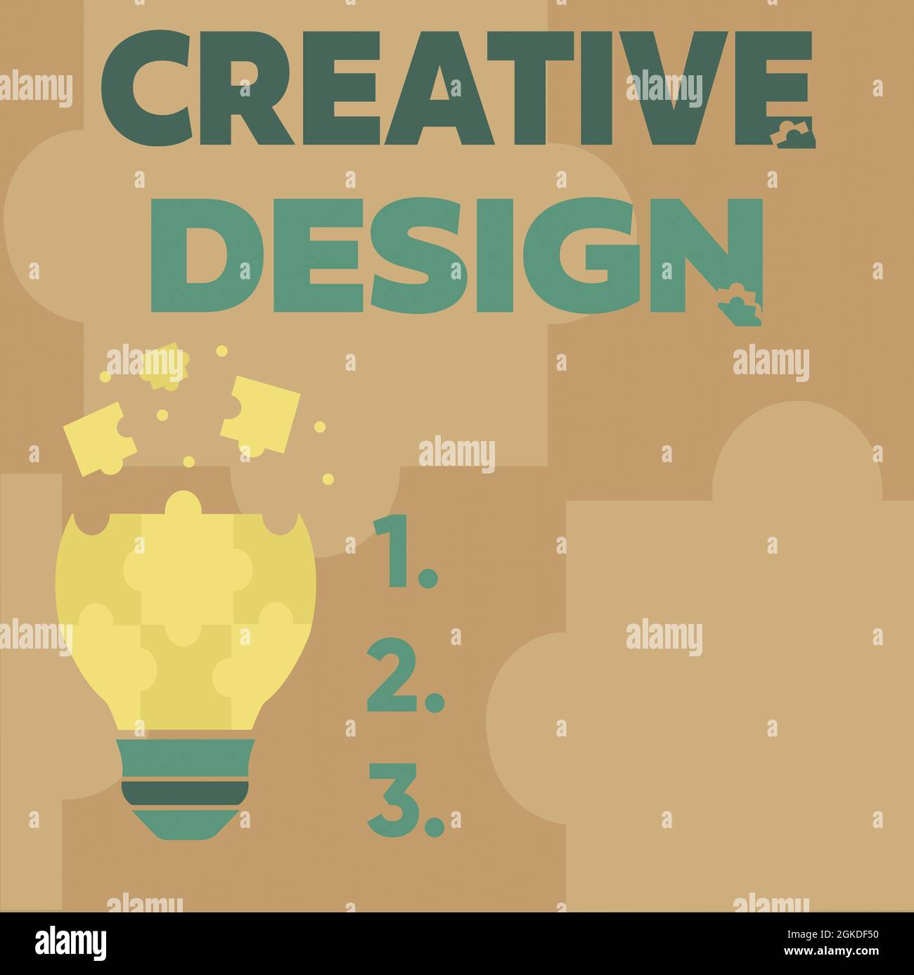 Text caption presenting Creative Design. Business overview subset of ...