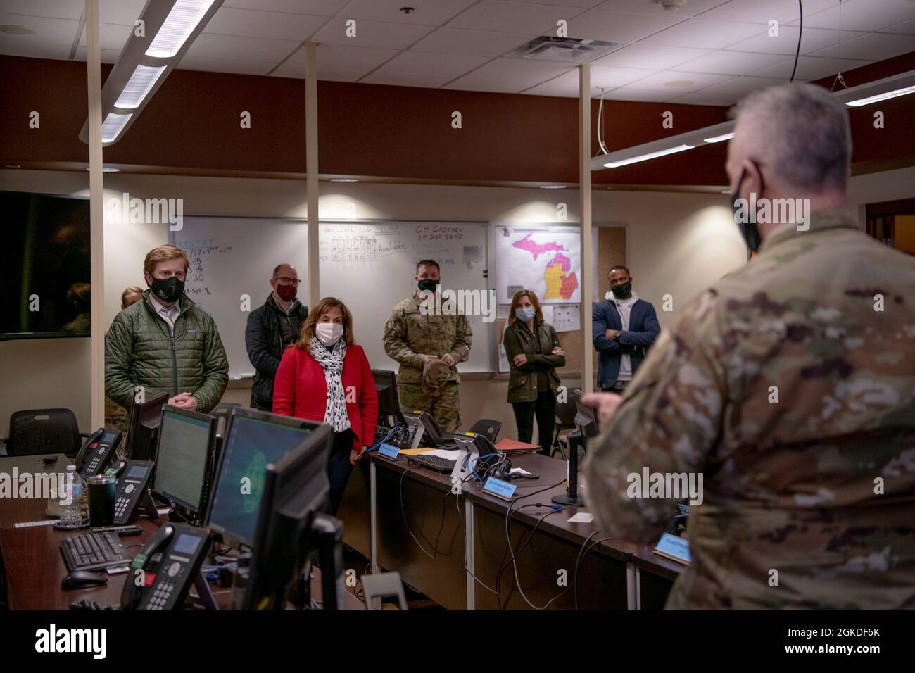 U.S. Air Force Maj. Leonard Uller, Joint Task Force Bronco commander ...