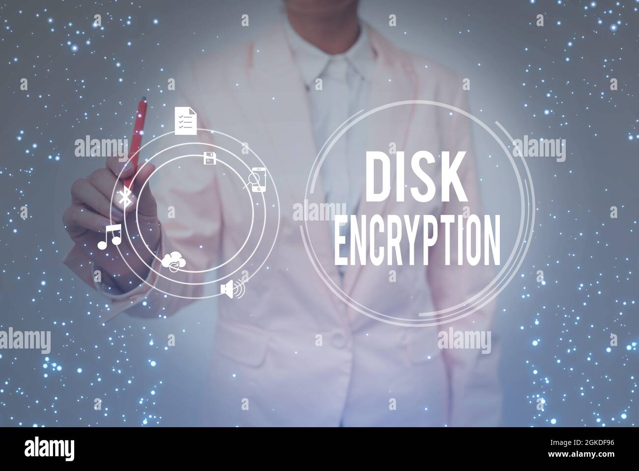 Hand writing sign Disk Encryption. Conceptual photo the security mechanism used to protect data ...