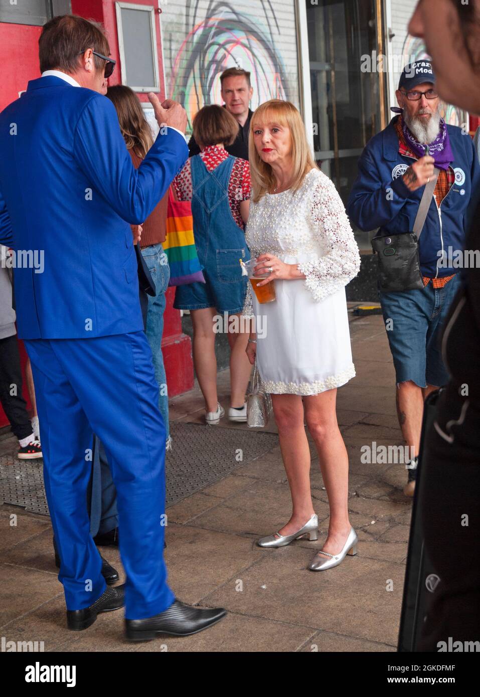60s fashion on show at a gathering of Mods in Brighton Stock Photo - Alamy