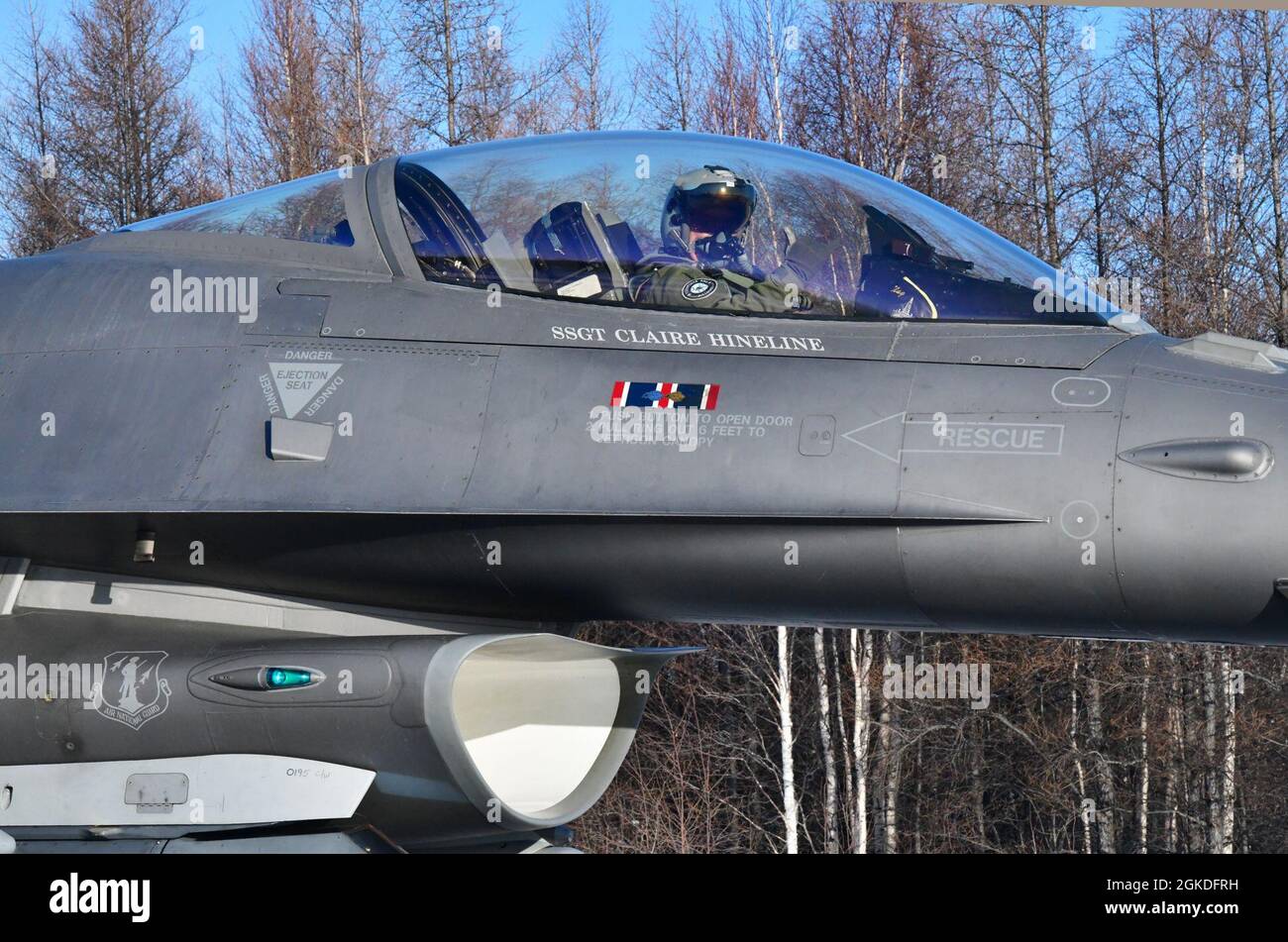 U.S. Air Force Col. Chris M. Blomquist, an F-16 Fighting Falcon pilot ...