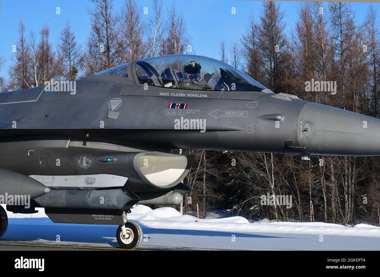 U.S. Air Force Col. Chris M. Blomquist, an F-16 Fighting Falcon pilot ...