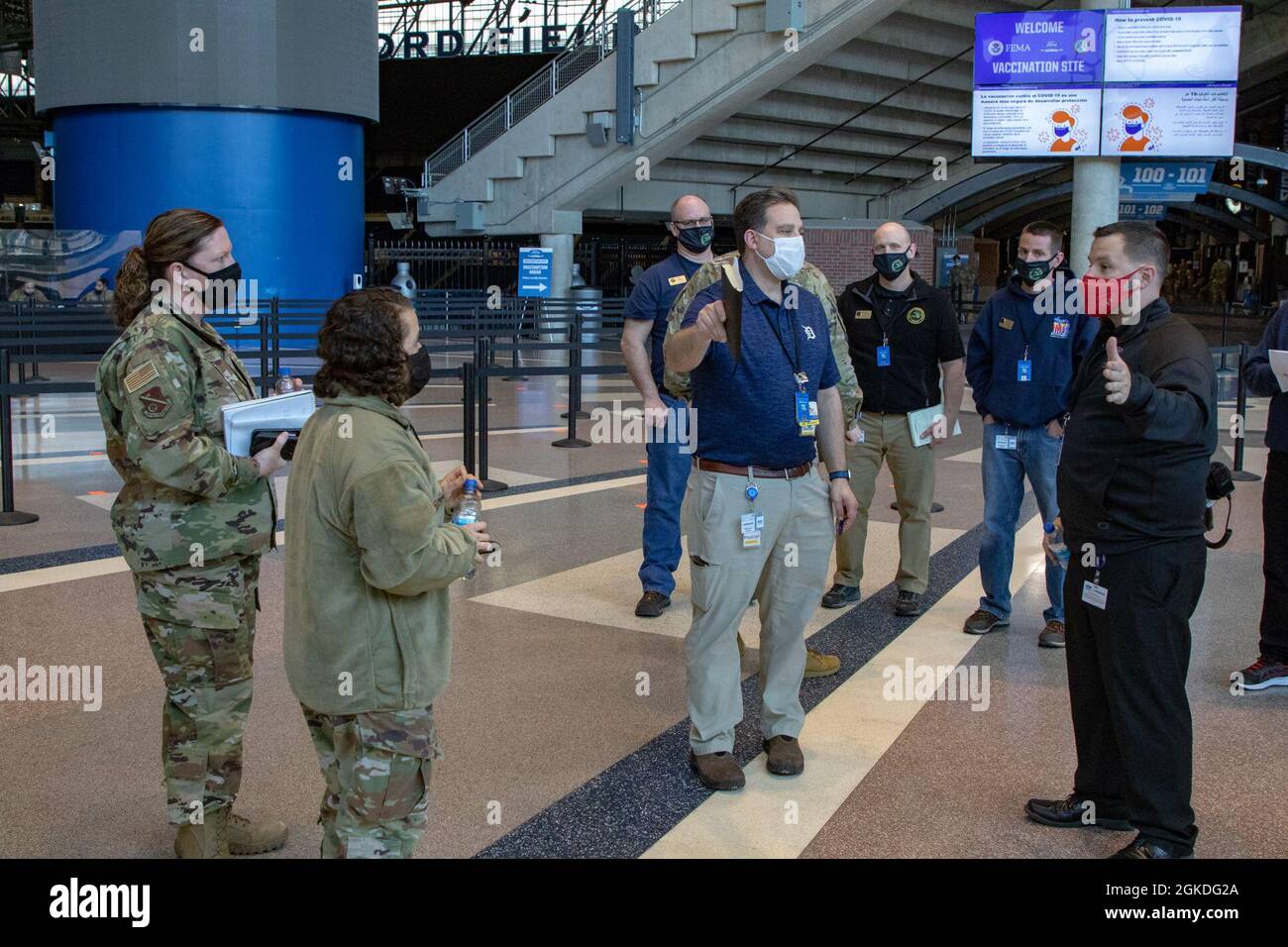 Key leaders from the Henry Ford Health System, Michigan State Police ...
