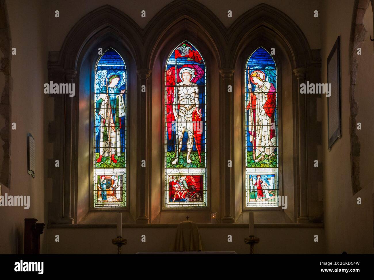 Stained glass window by Sir Edward Burne - Jones in St Margarets church ...