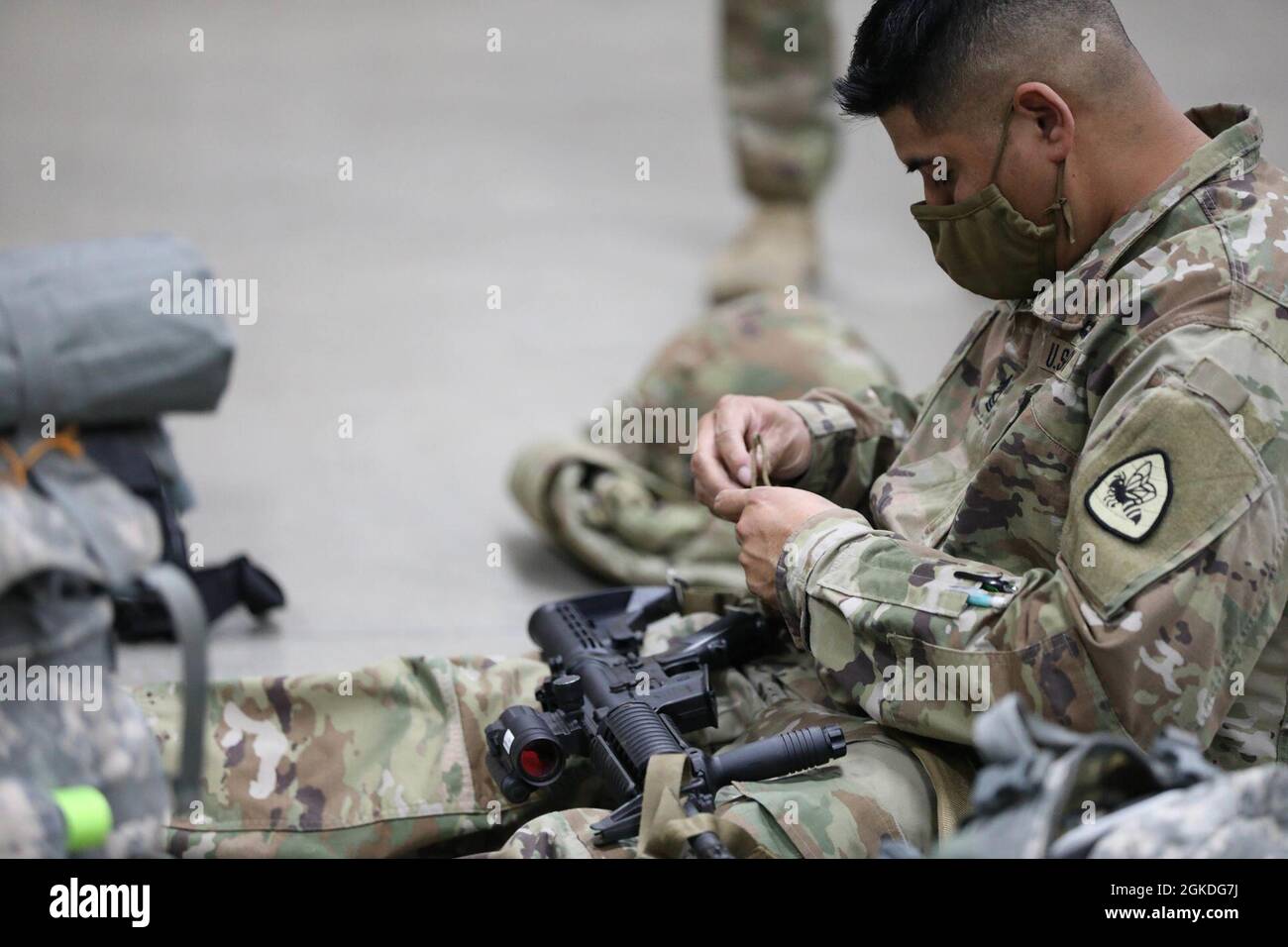 Master Sgt. Gabriel Herandez from the 115th Maintenance Company, 97th ...