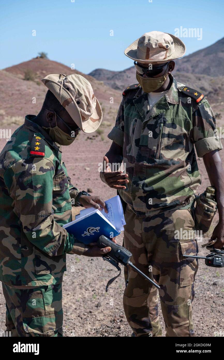 Battalion d’Intervention Rapide (BIR) 1st Lt. Kamil, executive officer ...