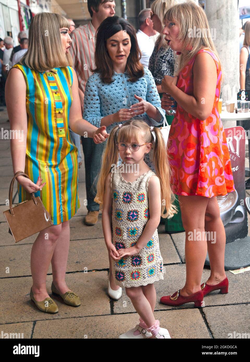 60s fashions on show at a Mod gathering in Brighton Stock Photo - Alamy