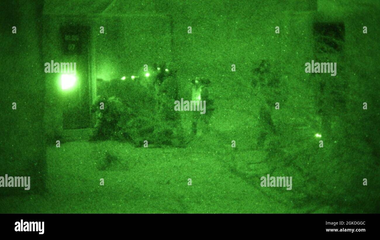 A U.S. Army EOD Technician from 53rd Ordnance Company (EOD) clears a ...
