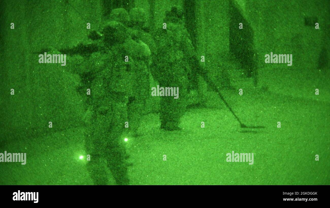 A U.S. Army EOD Technician from 53rd Ordnance Company (EOD) clears a ...