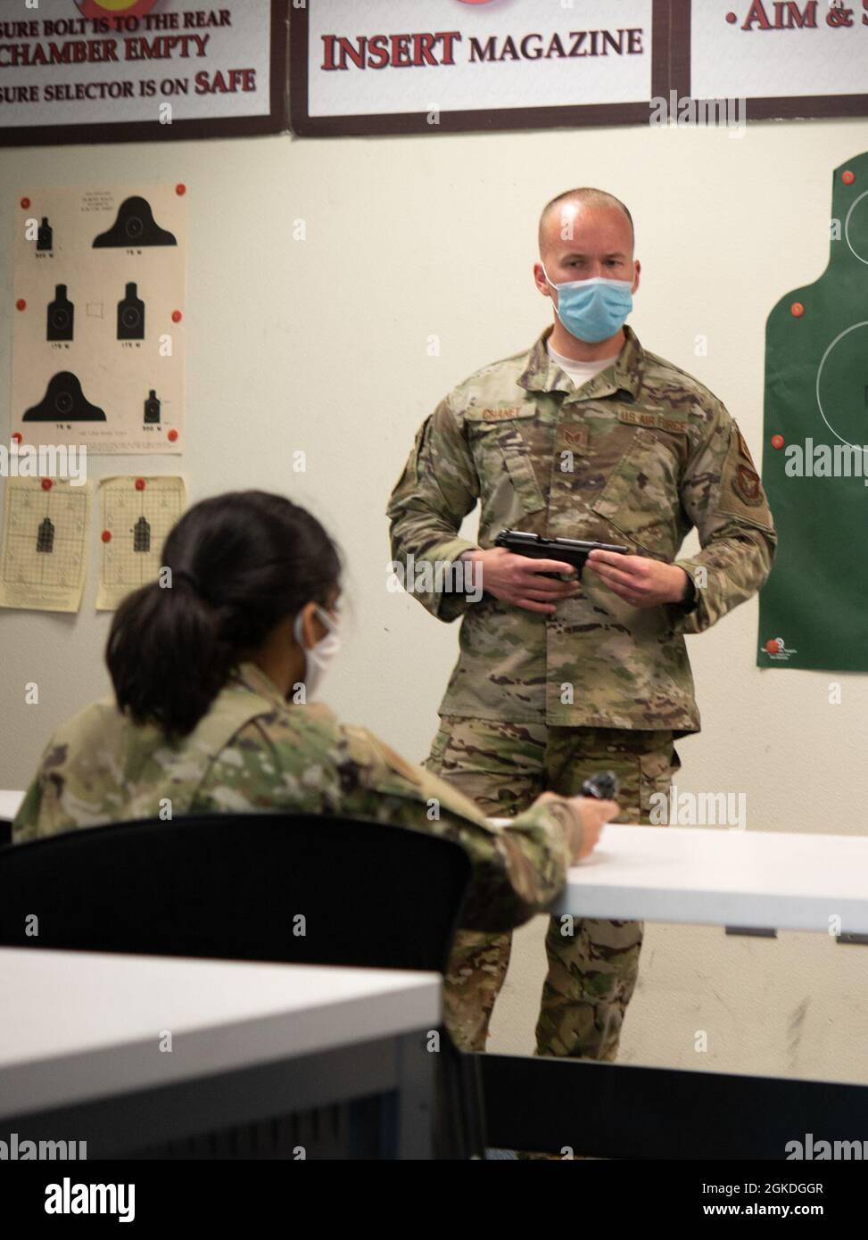 A combat arms training and maintenance instructor hi-res stock ...
