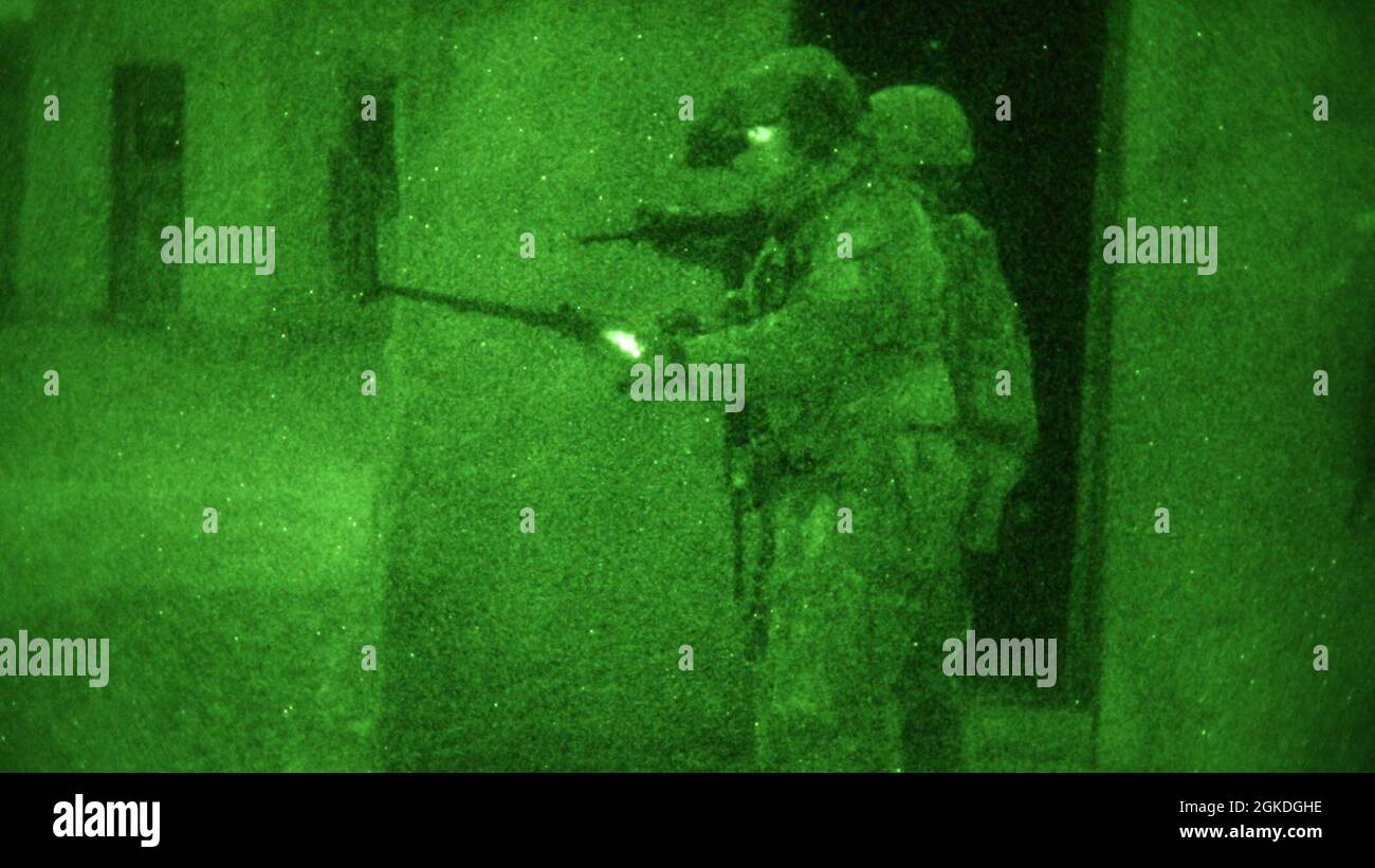 A U.S. Army EOD Technician from 53rd Ordnance Company (EOD) clears a ...