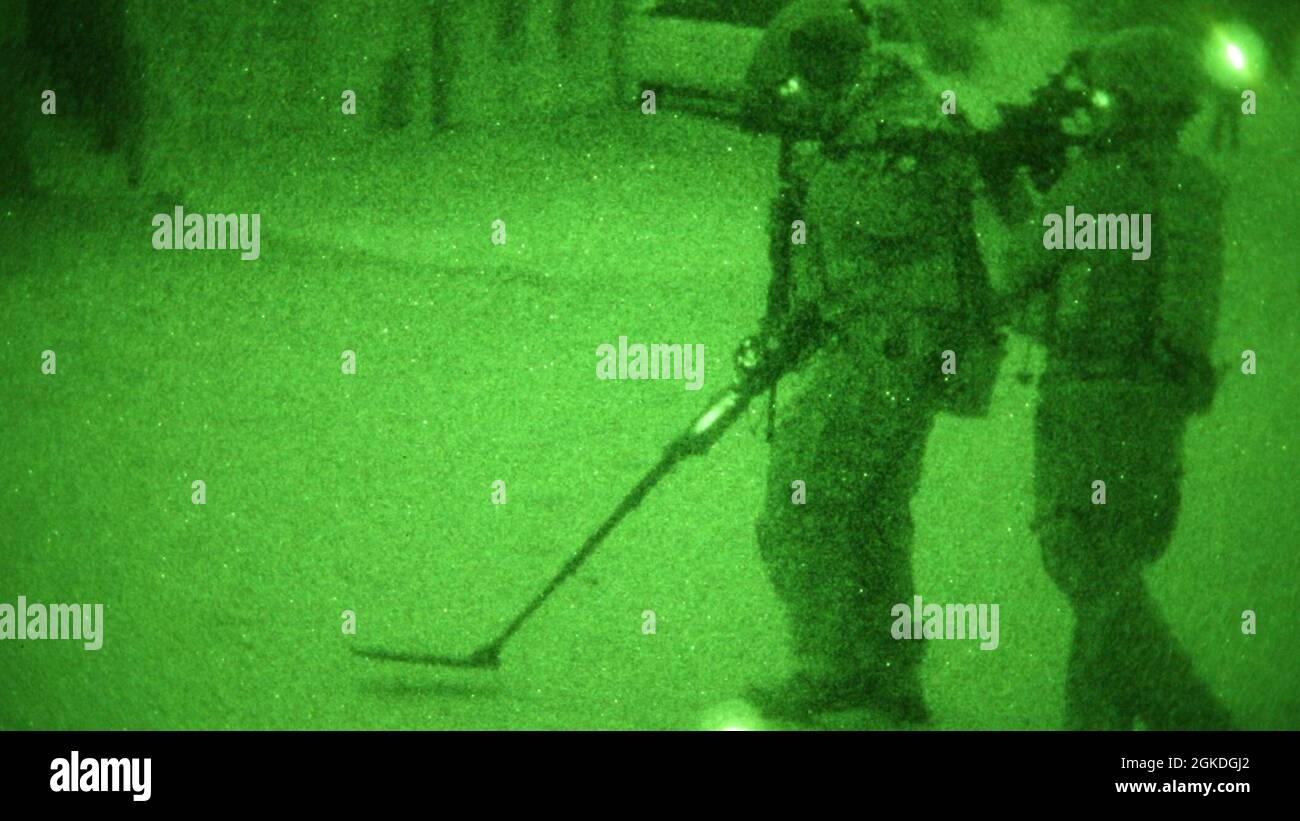 A U.S. Army EOD Technician from 53rd Ordnance Company (EOD) clears a ...